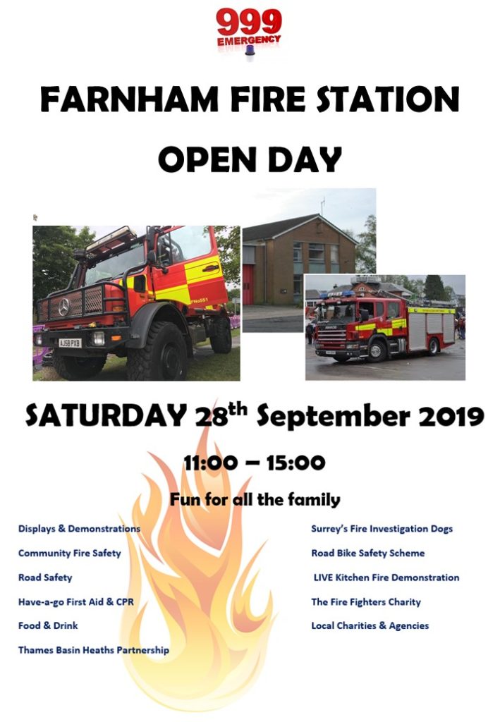 FARNHAM FIRE STATION OPEN DAY! - Thames Basin Heaths